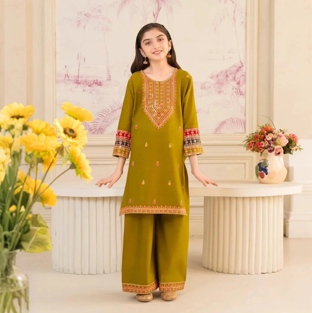 Ruposhi - Sequins Embroidered Kids Suit – bongopiran